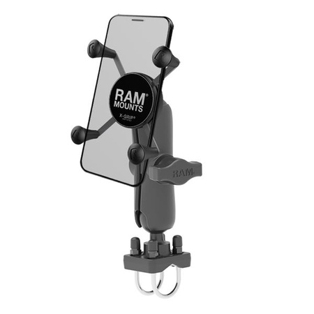 RAM® X-Grip® Phone Mount with Double U-Bolt Base | ram-mount.pl