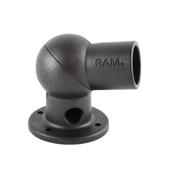 RAM® Adjustable Angle Base with Round Plate and PVC Pipe Socket | ram ...