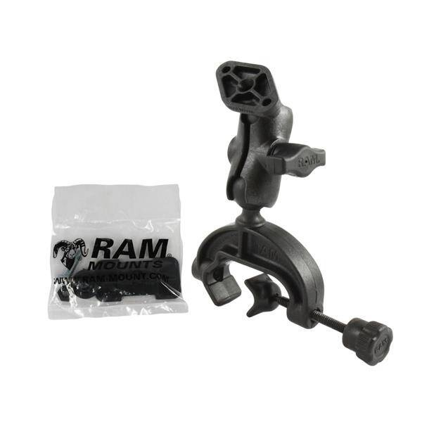 RAM® Composite Yoke Clamp Mount with Diamond Plate - Short | ram-mount.pl