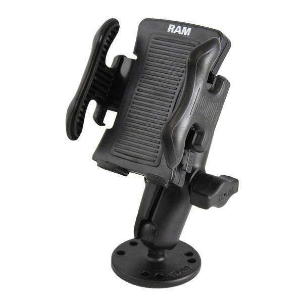RAM® Drill-Down Mount with Spring-Loaded Phone Holder | ram-mount.pl