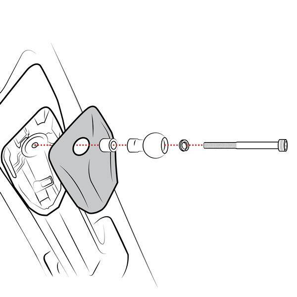 RAM® Grab Handle M6 Bolt Replacement Kit with Ball Base | ram-mount.pl